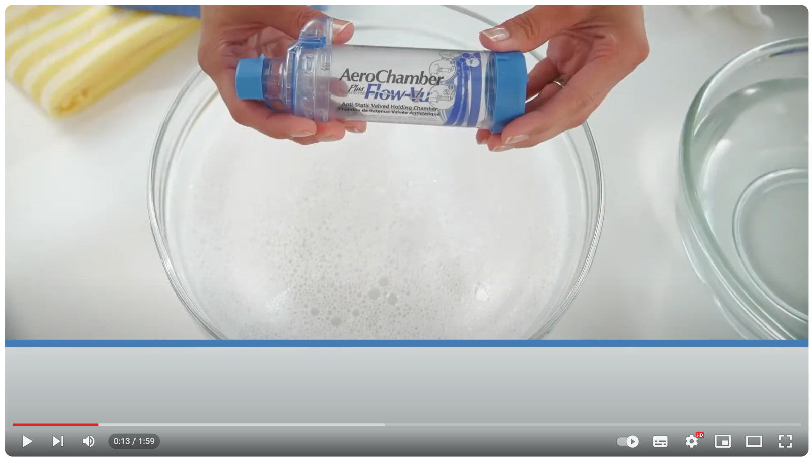 Reinigungsvideo: AeroChamber Plus Flow-Vu | nztechno.at – NZ Techno